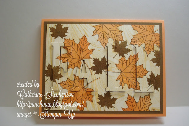 Punchin' Up! by Cathy: Colorful Seasons Fall Eclipse Card