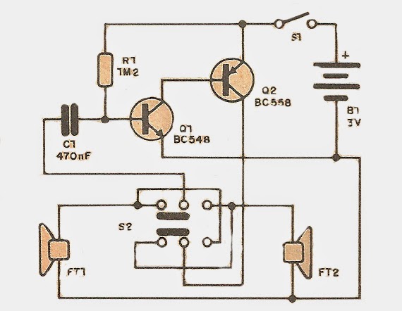 projetos de eletronica: Intercomunicador secreto