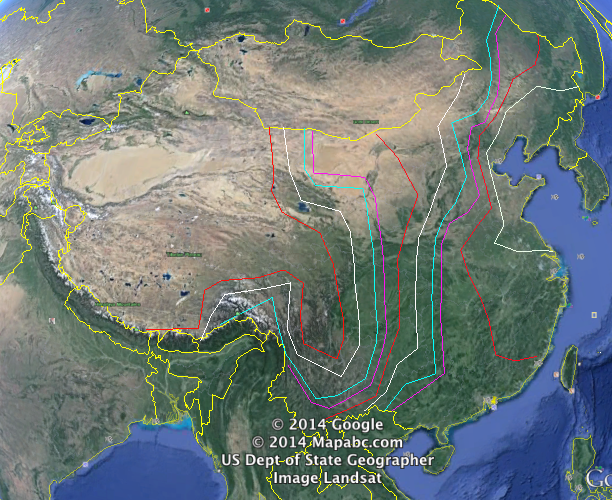 China: Relation of Elevation and Population Density in China