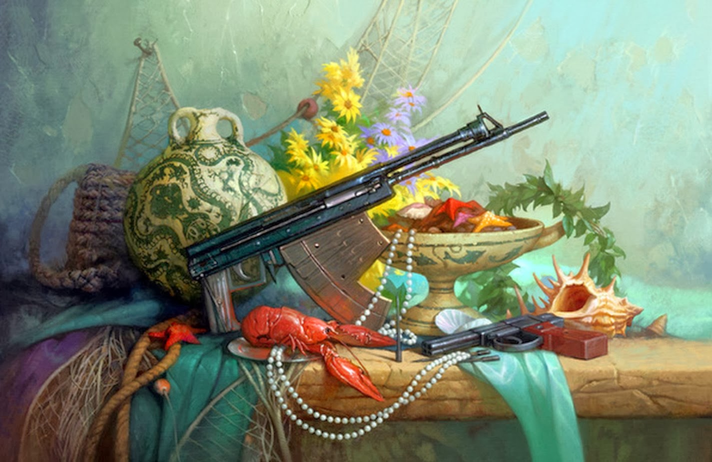 El arte es su máxima expresión : Bodegones Modernos Pintados al Óleo ...