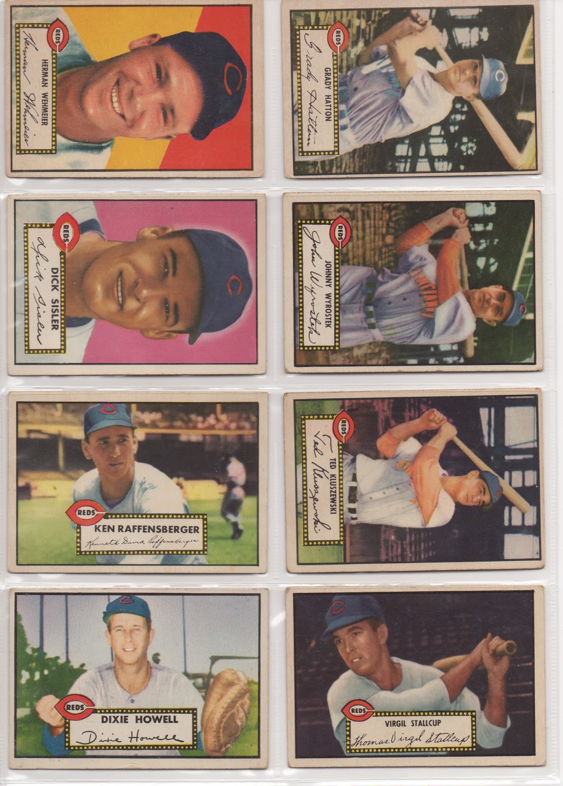 Cincinnati Reds Baseball Card Collector: 1952 Topps Cincinnati Reds ...