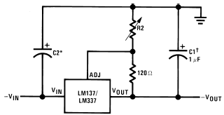 contoh pemasangan IC LM337