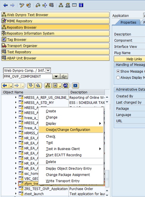 SAP ABAP Central: How to create FPM Tree UIBB – Detailed steps with screenshots