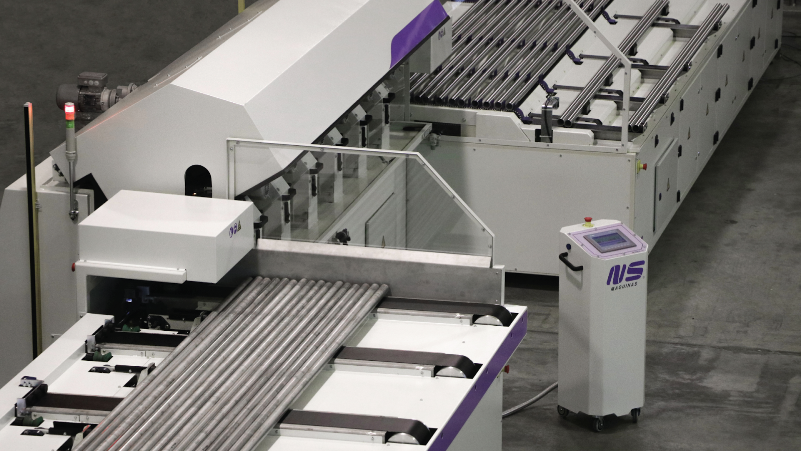 Tube Polishing & Tube Finishing Machines: MLW100 6Z AT: Automatic ...