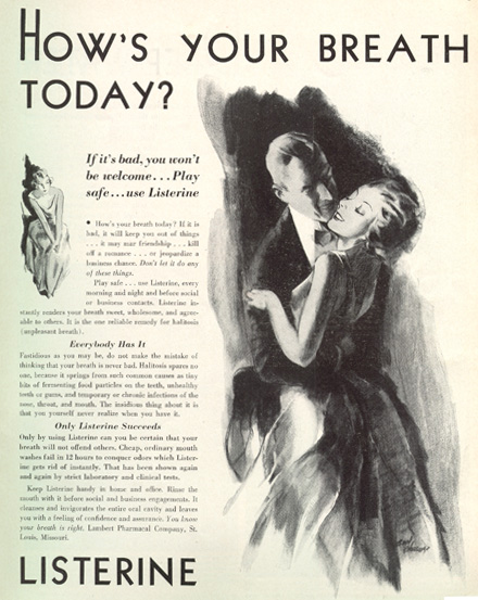 Women and Media: The Male Gaze in 1920's Listerine Ad