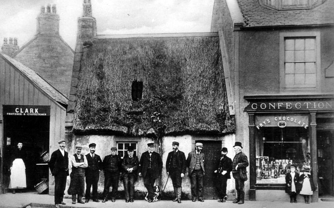 Tour Scotland: Old Travel Blog Photograph Shops And People Largs Scotland