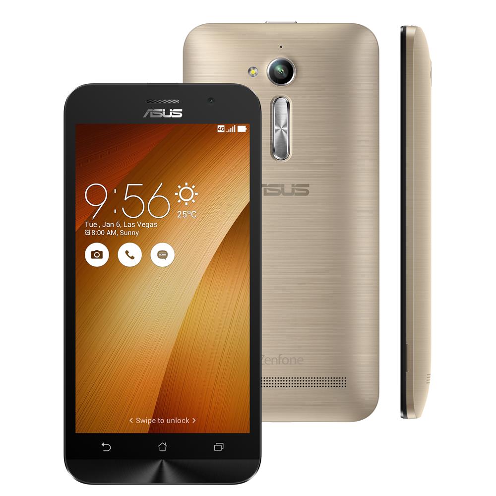 Compra nas Casas Bahia Celular Asus Zenfone Dourado Tela 5" Câmera 8MP ...