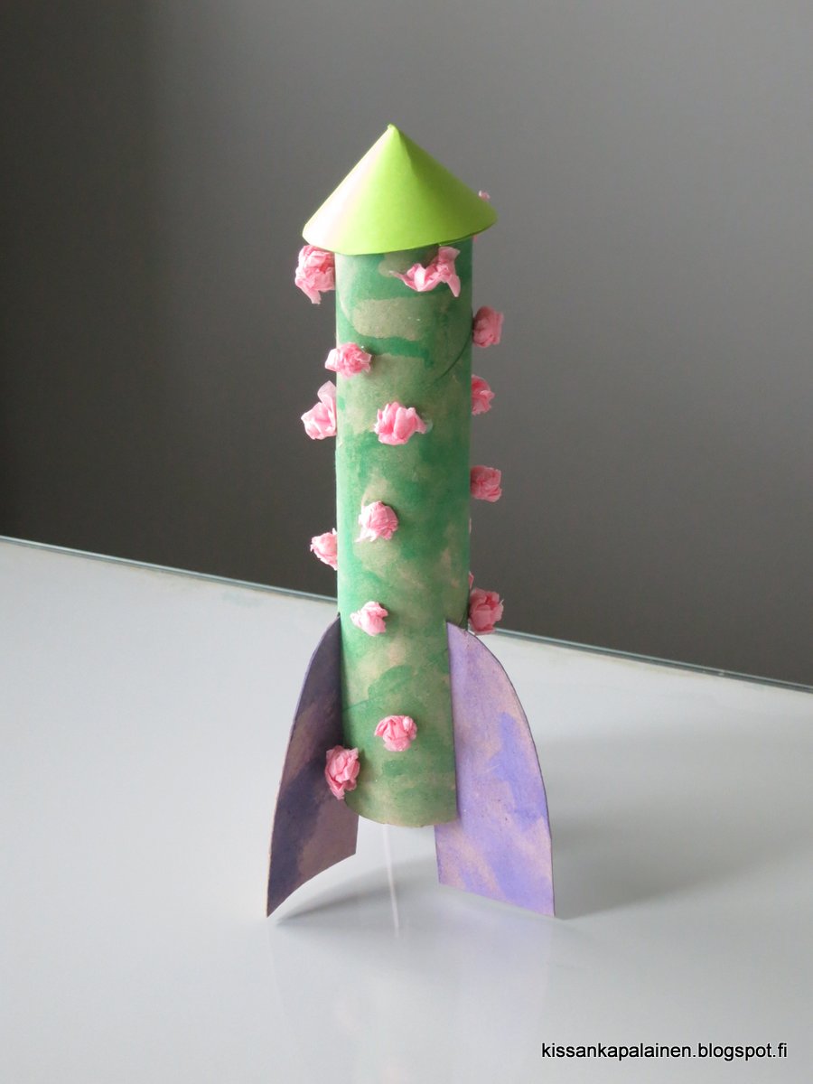 Kissankäpälä: Raketti askartelu, rocket craft