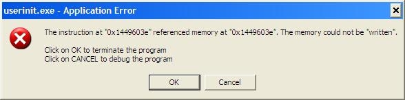 Userinit.exe – application error ~ REPARASI KOMPUTER & LAPTOP - JEMBER