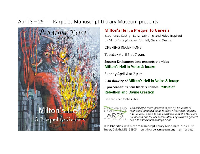 Ennyman's Territory: Milton's Hell, the Prequel to Genesis @ Karpeles