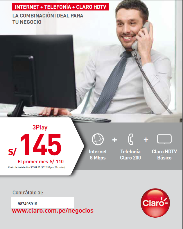 Planes empresariales post pago de Claro Empresas y Soluciones Móviles ...