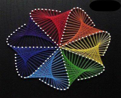 Tina's handicraft : string art tutorial
