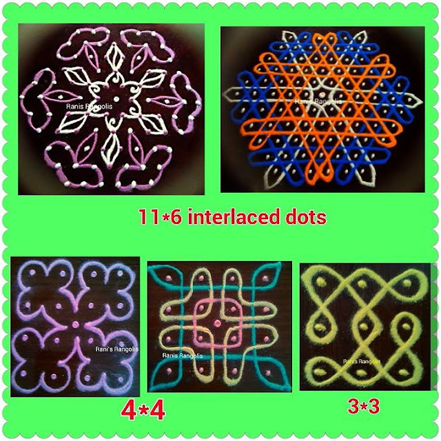 Simple Steps to make Rangoli Designs with Dots