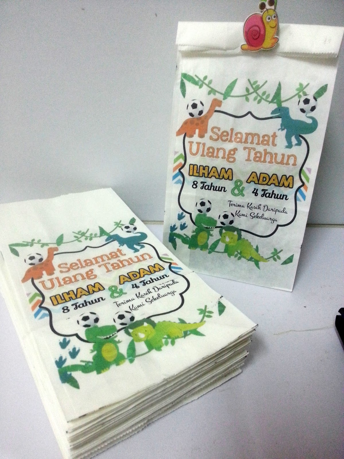 customize paper bag, white paper bag murah