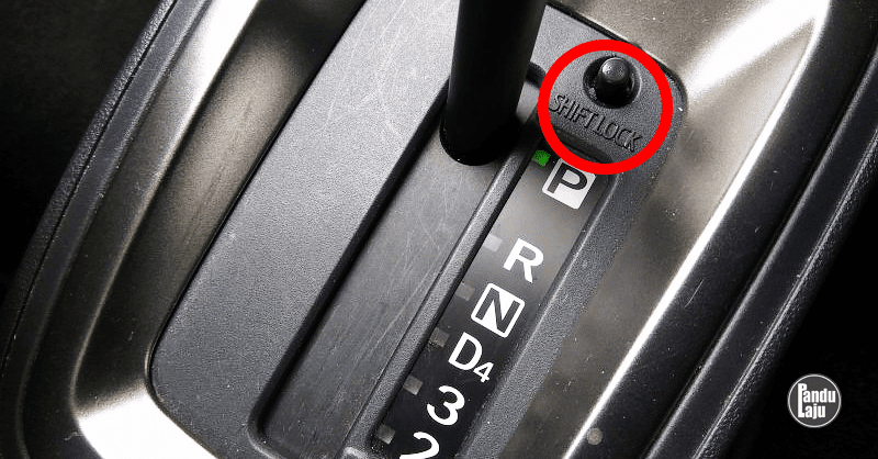 Apa fungsi butang "Shift Lock" pada gear kereta auto?