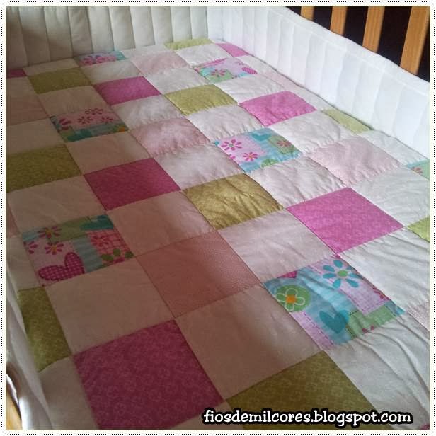 Laboreando: Patchwork: colcha para cuna