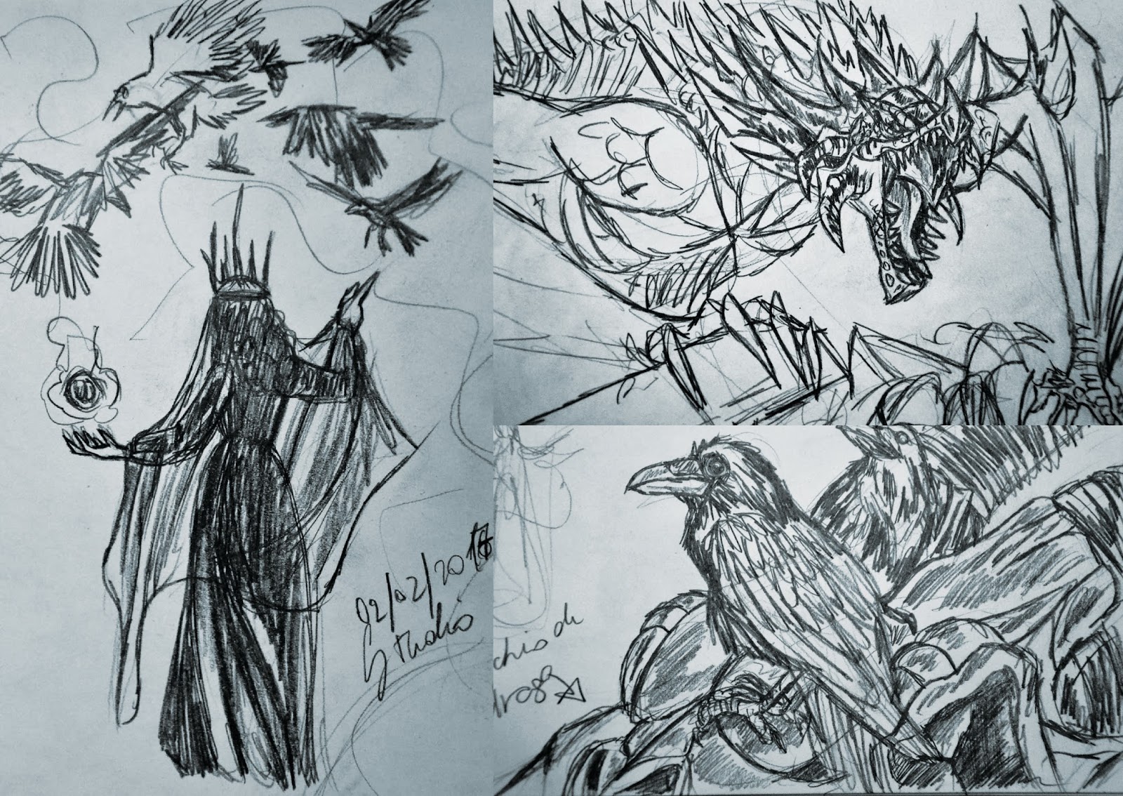 Creativity of Fià: Fantasy sketches