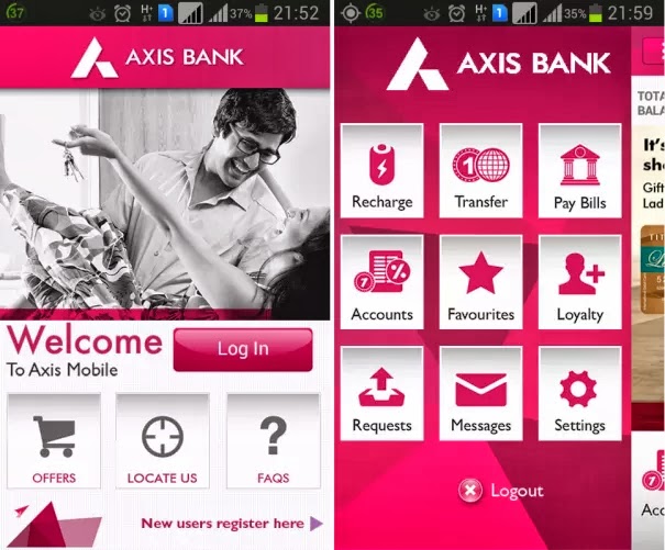 Technology World: Axis Bank updates Android app with more features