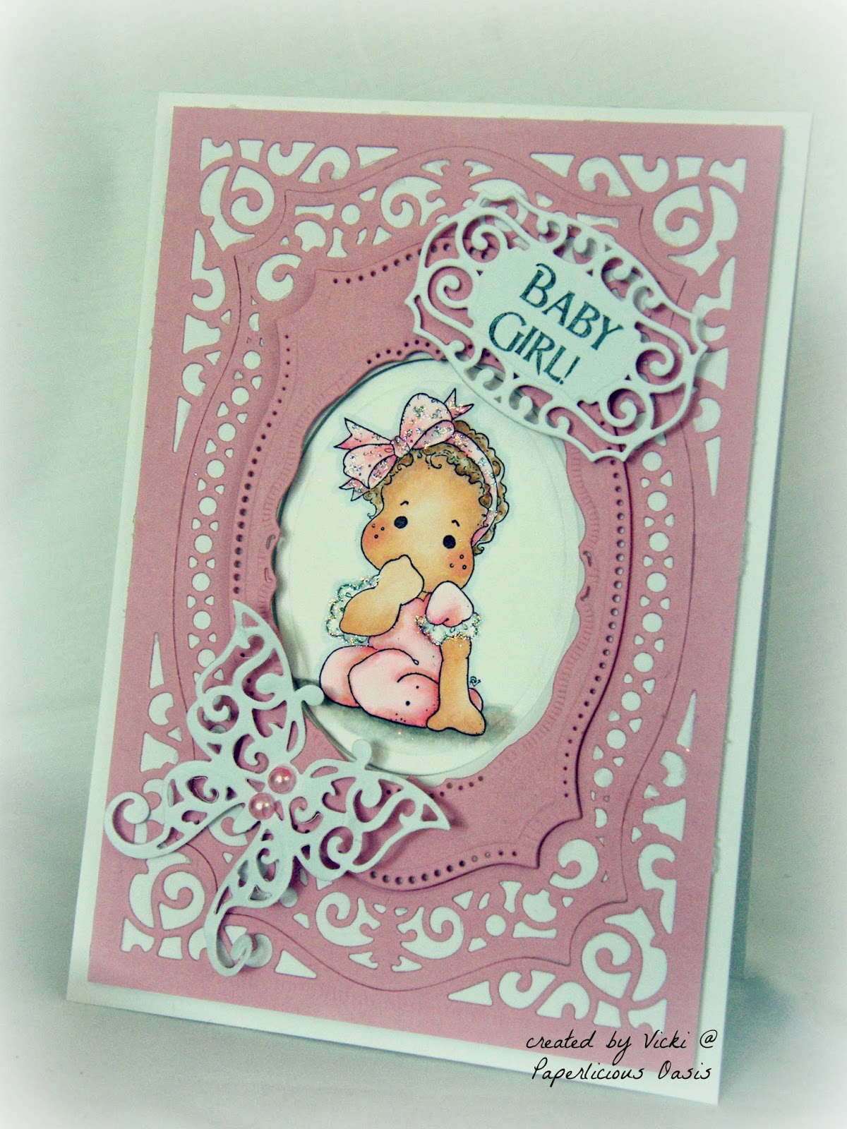 Paperlicious Oasis: Baby Cards with Spellbinders Majestic Labels 25