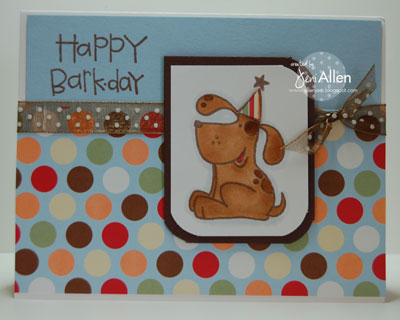 My Stampin' Spot: Happy Bark-day!