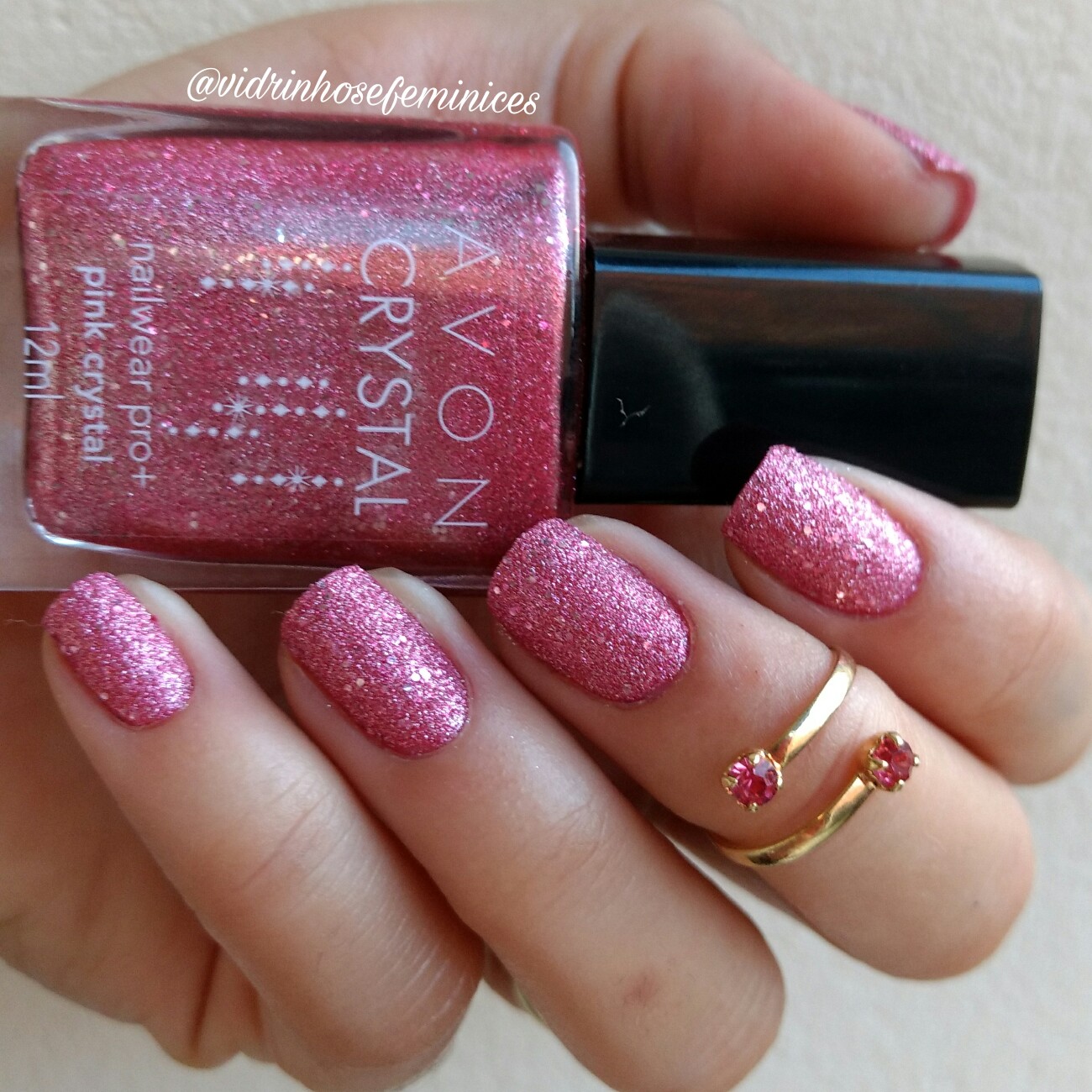 Swatches - Coleção Avon Crystal - Vidrinhos & Feminices