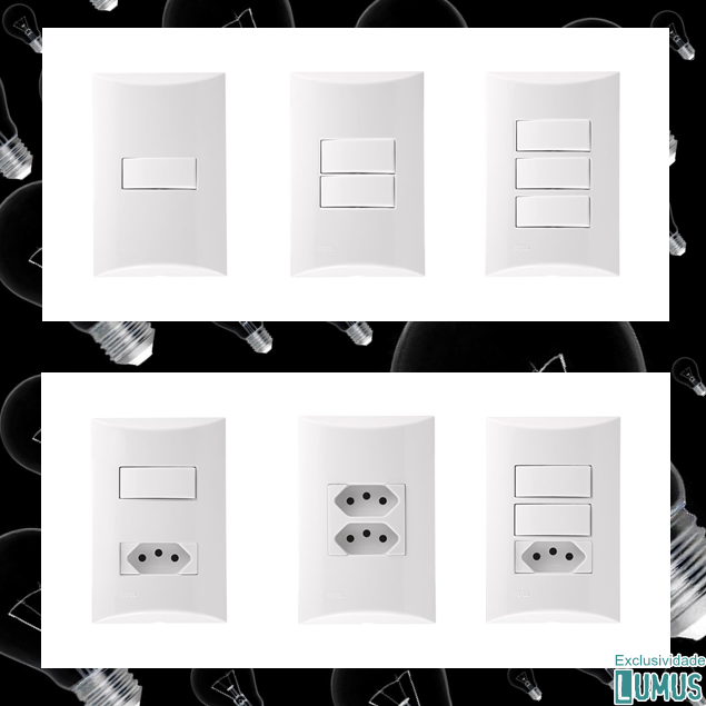 LUMUS Elétricos e Hidráulicos: Linha BRAVA - Iriel (Exclusividade LUMUS)