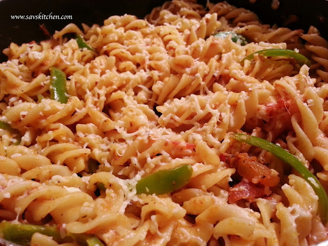 Sav's Kitchen: Jamaican Jerk Spirali Pasta