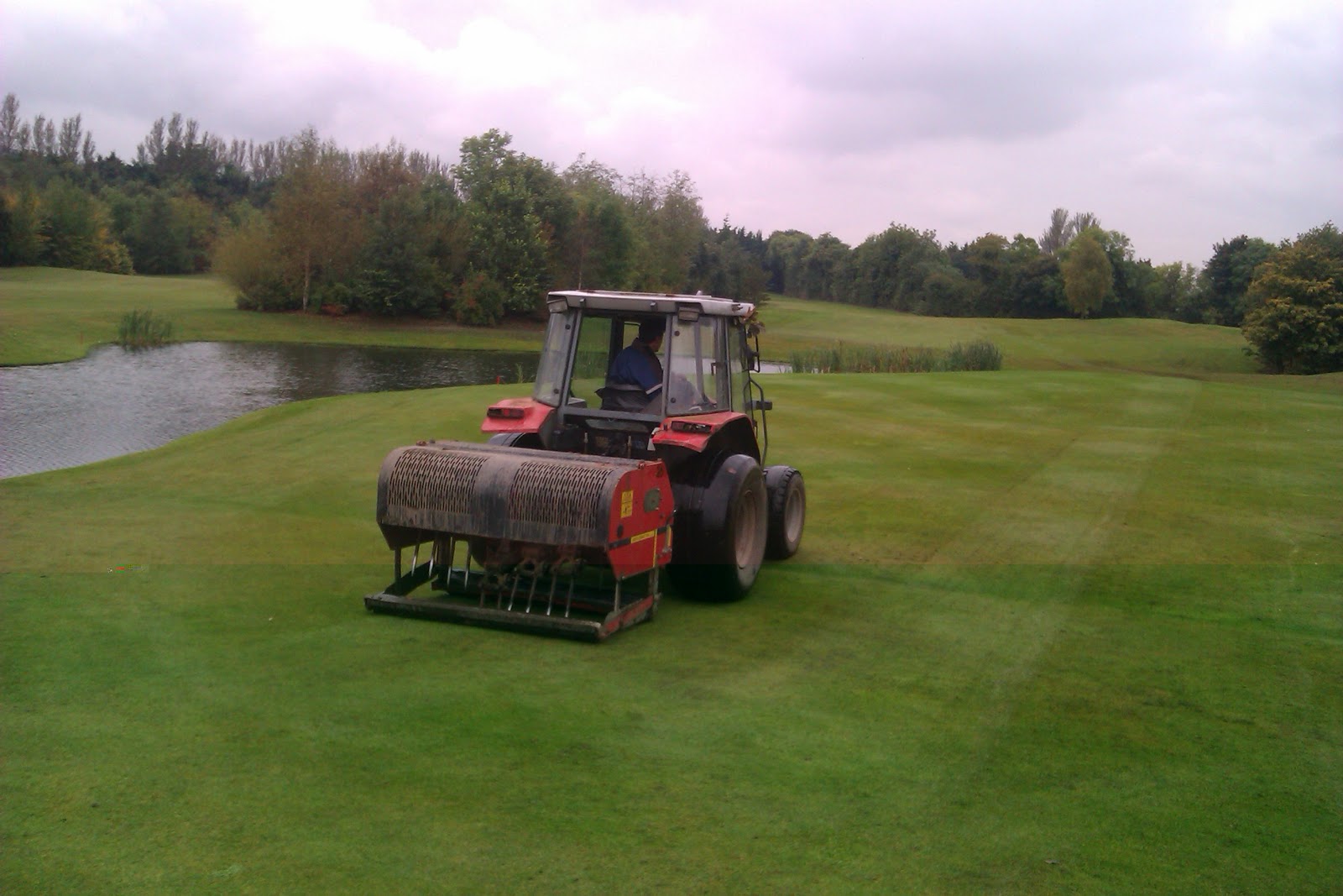 Citywest Resort Golf Club Department Of Agronomy: Verti Draining Fairways