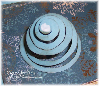 Stempeleinmaleins: Spiral Pop-Up Karte - Spiral Pop-Up Card