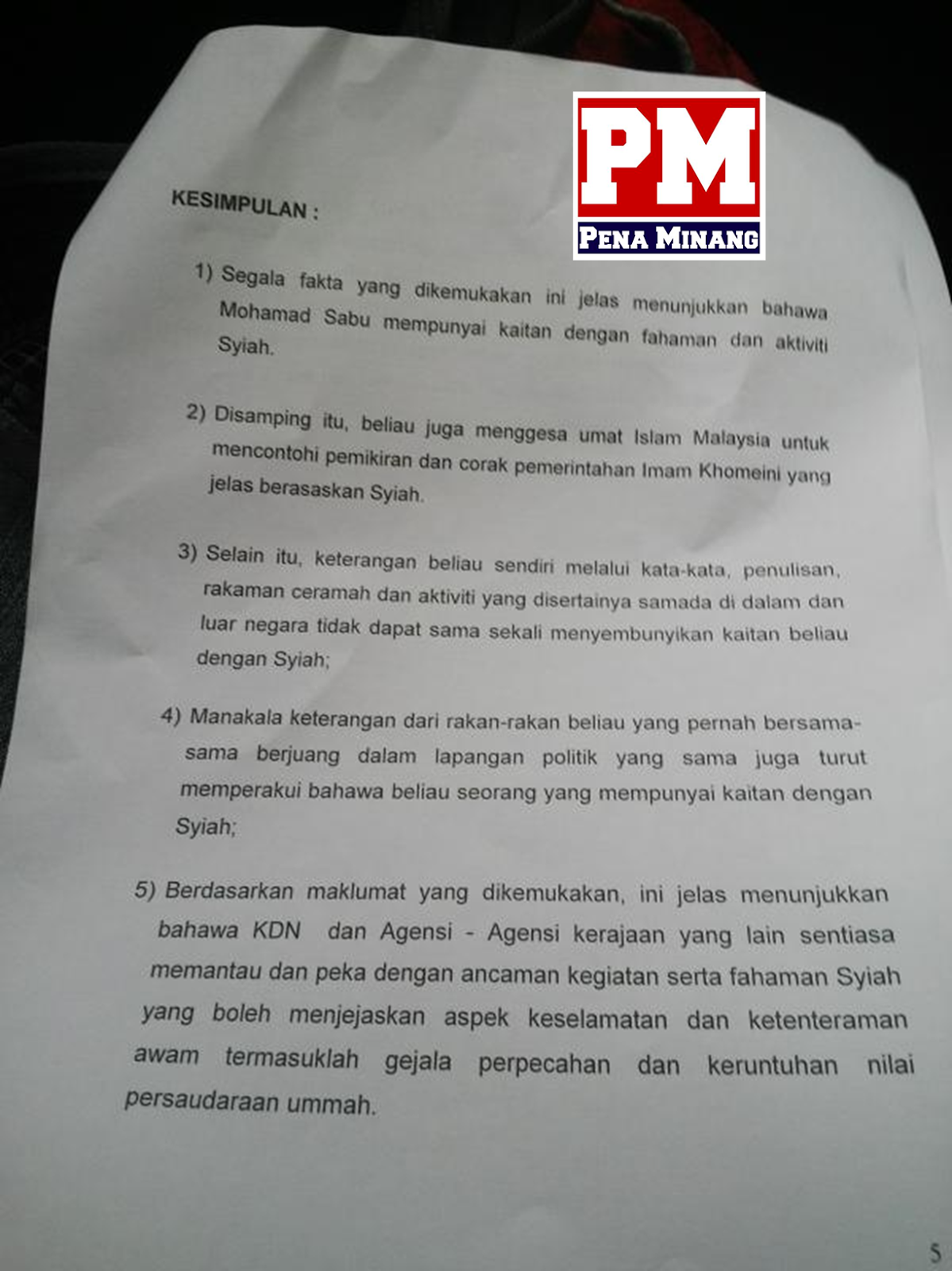 KDN SAHKAN MAT SABU SYIAH @KDNPUTRAJAYA @Zahid_Hamidi @PDRMsia ...