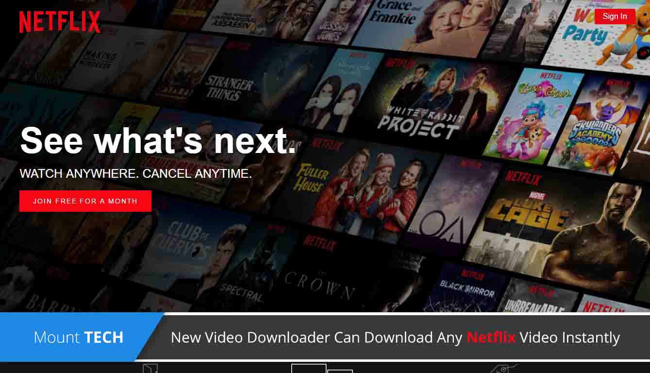 New Video Downloader Can Download Any Netflix Videos Instantly | MOUNT TECH