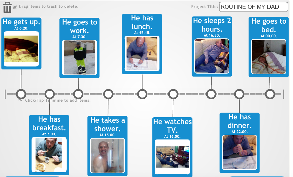 OUR ENGLISH CLASS: Challenge: Timeline