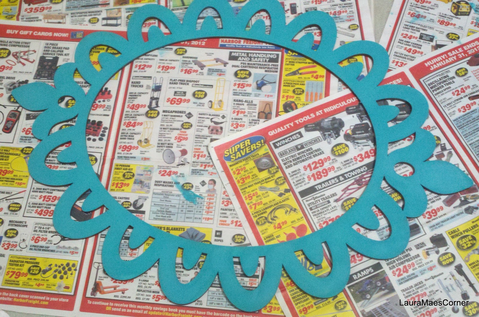 Laura Mae's Corner: Funky Photo Frame