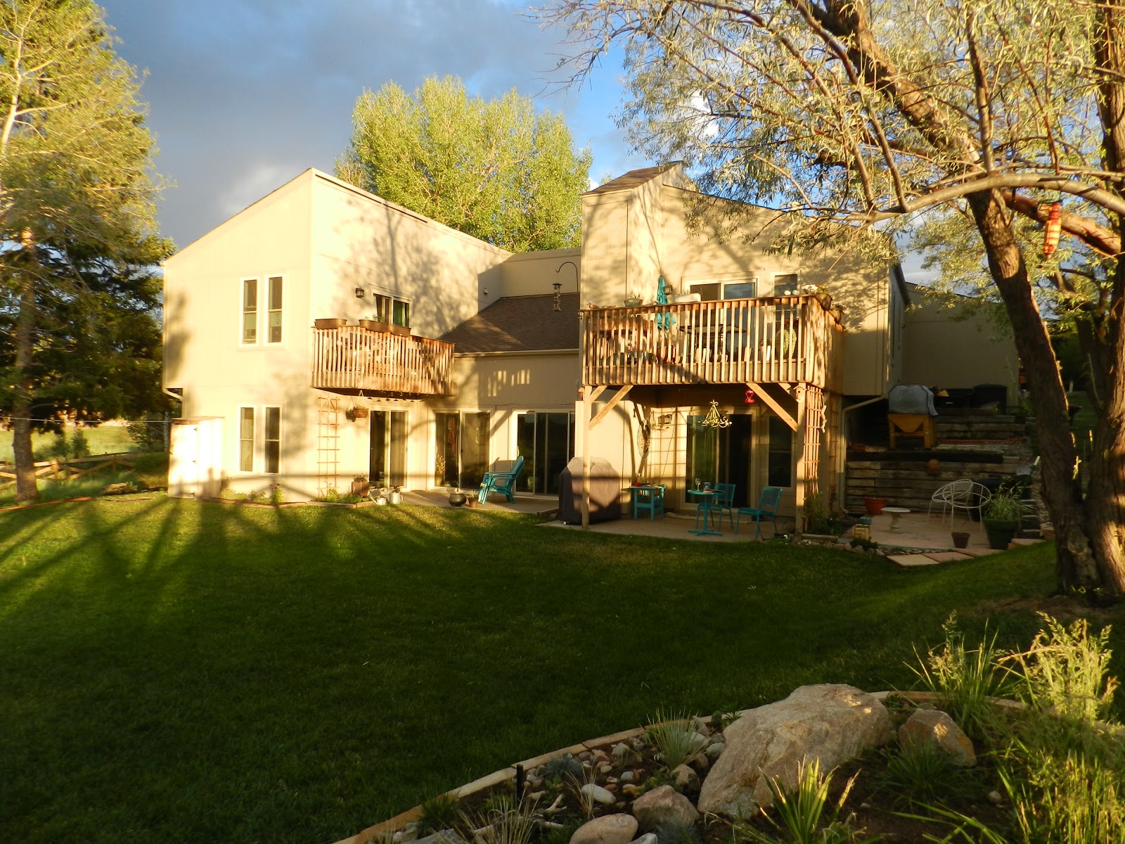 My Wishing Rock: Gardening in open prairie land.......
