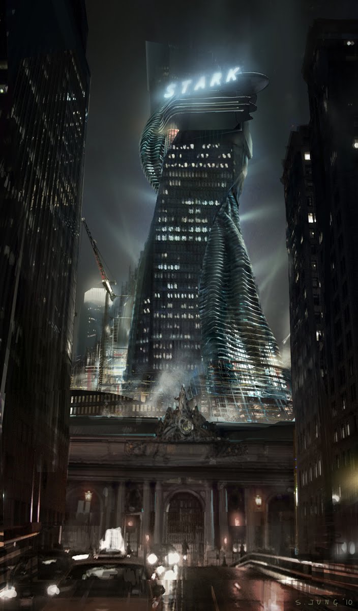 Art of STEVE JUNG: Stark Tower Studies