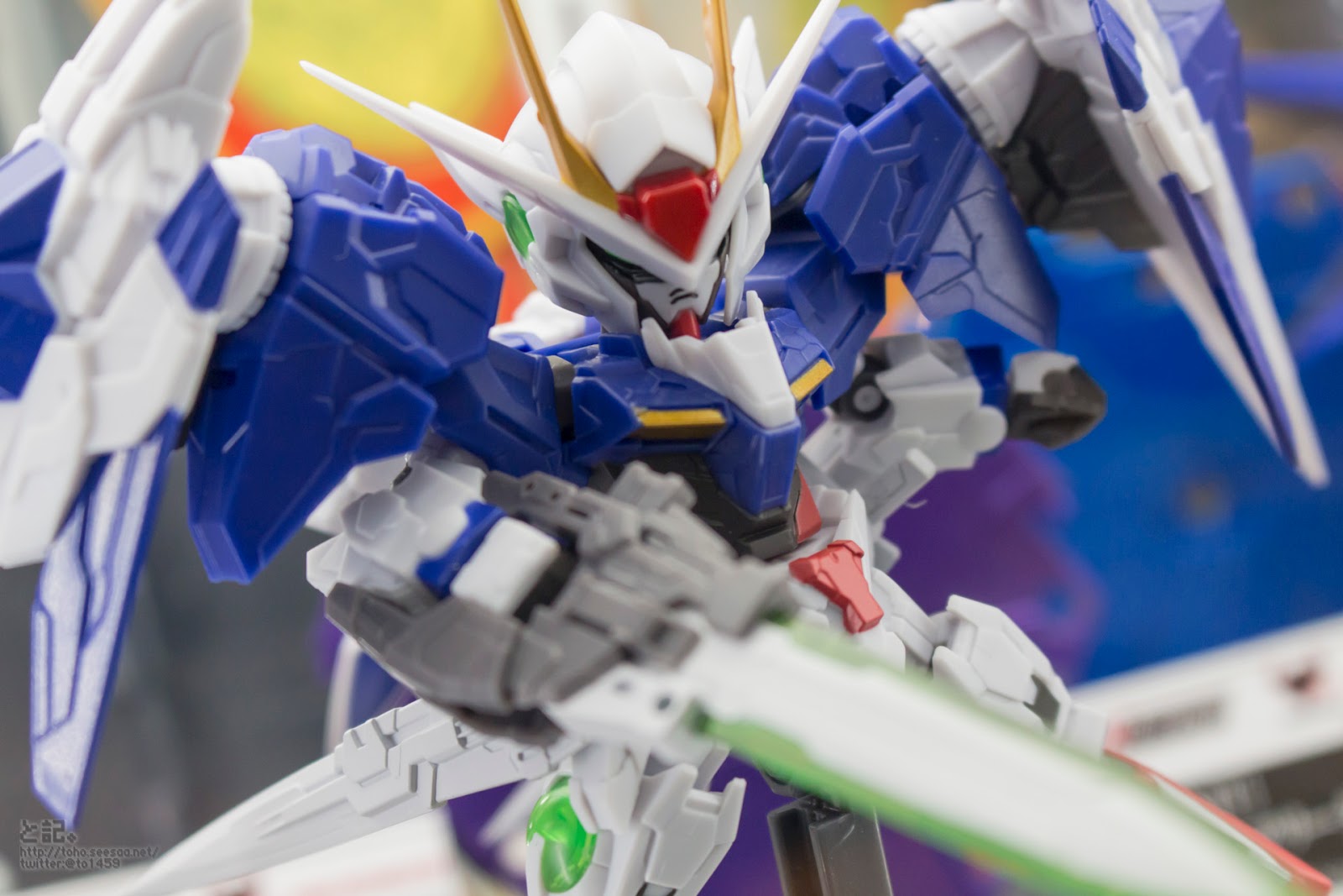 GUNDAM GUY: NXEDGE STYLE 00 Gundam & 0 Raiser - On Display @ Tamashii ...