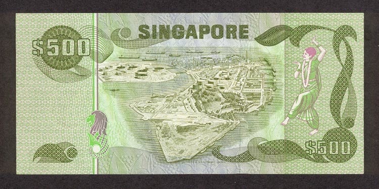 Singapore 500 Dollars banknote Bird Series|World Banknotes & Coins ...