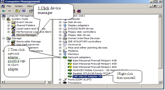 ++ dreamusite ++: How to uninstall your tap32 for 32 bit and tap64 for ...