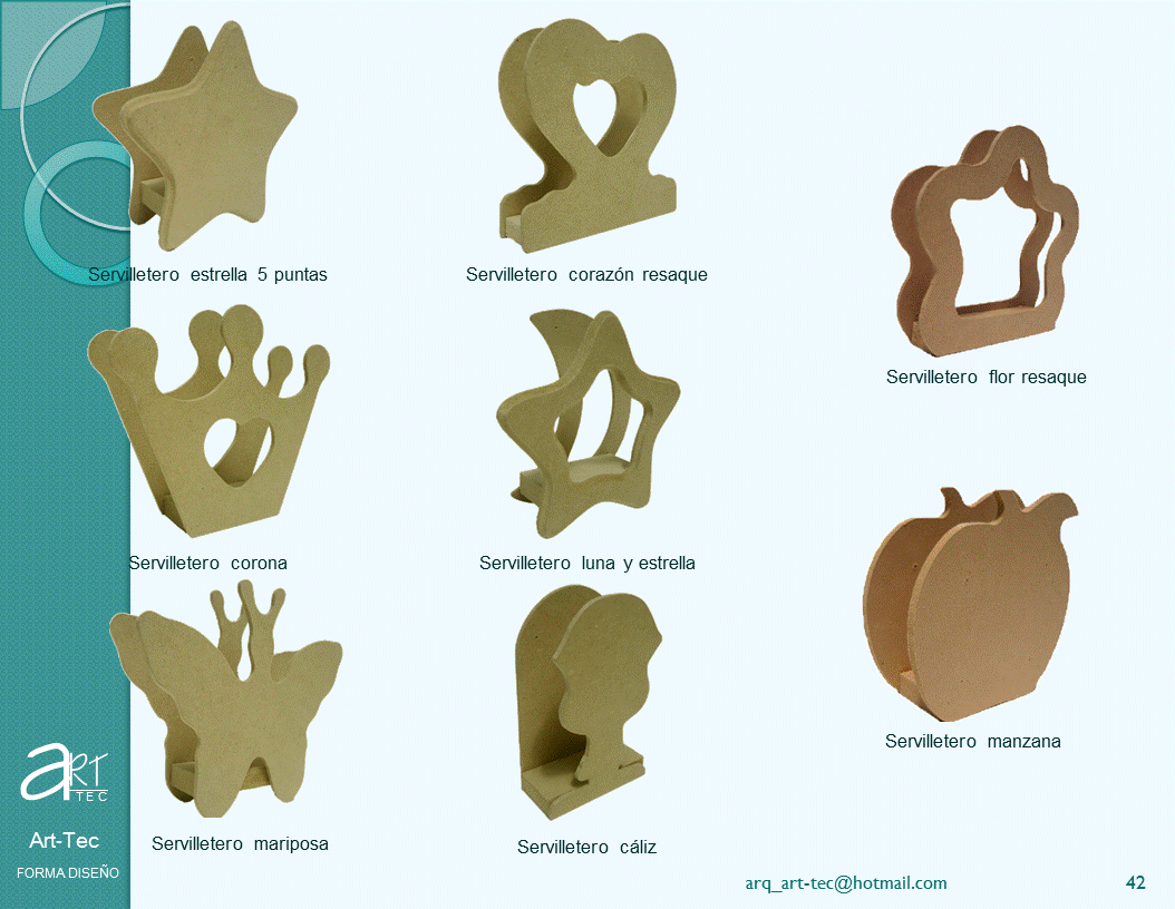 Recuerdo de Madera MDF