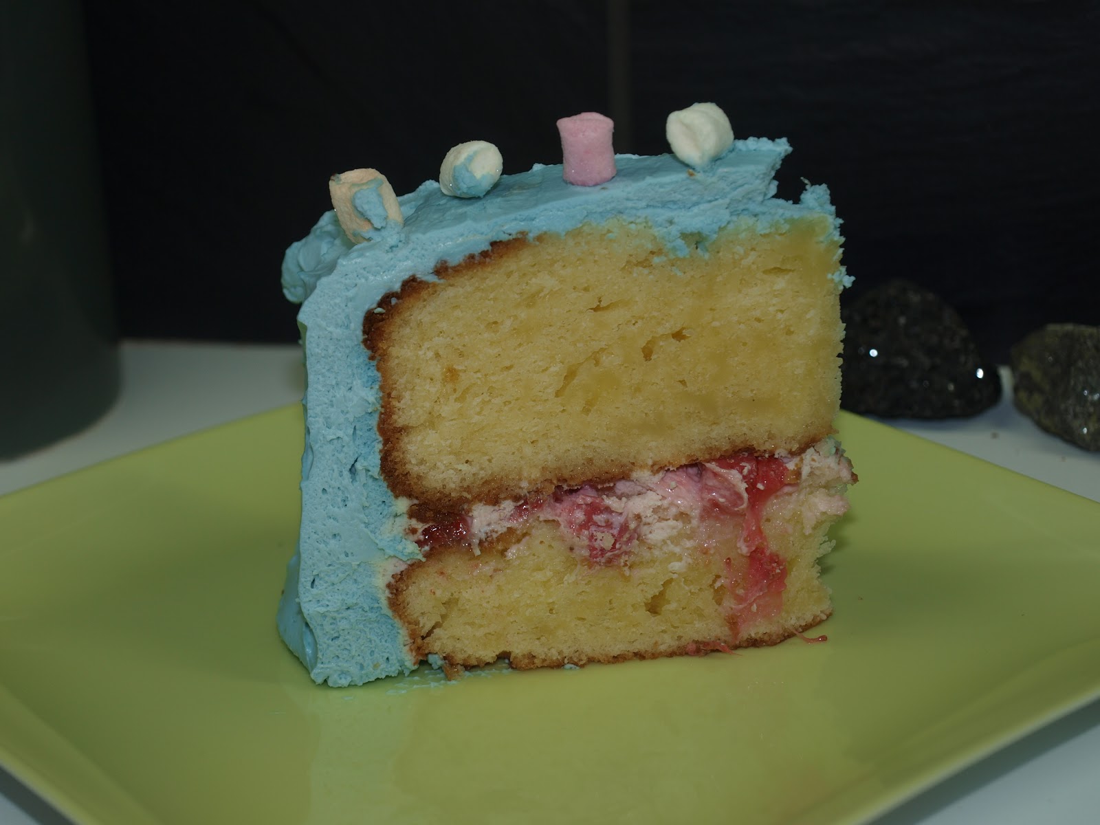 Chocolat et Tralala: Le gâteau bleu