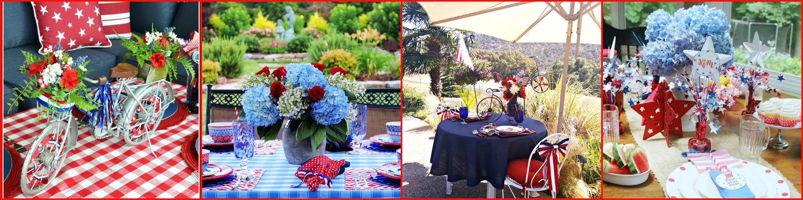 Creating A Simple Red, White & Blue Indoor Picnic - At Home with Jemma