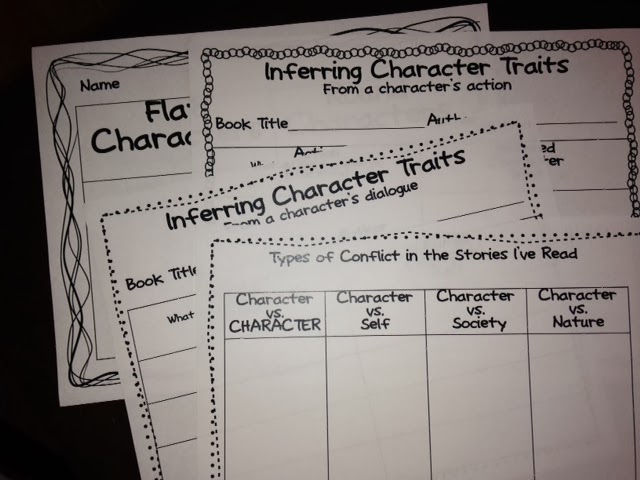 Third Grade Galore: Thankful Tuesday and Character Study Pack
