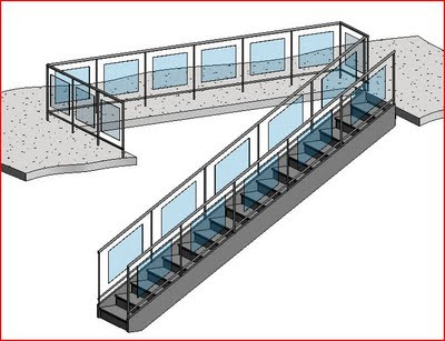 REVIT Rocks !: REVIT Railing with Glass Panels