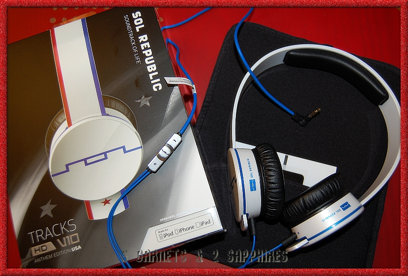 3 Garnets & 2 Sapphires: SOL REPUBLIC Anthem Tracks HD On-Ear Headphones
