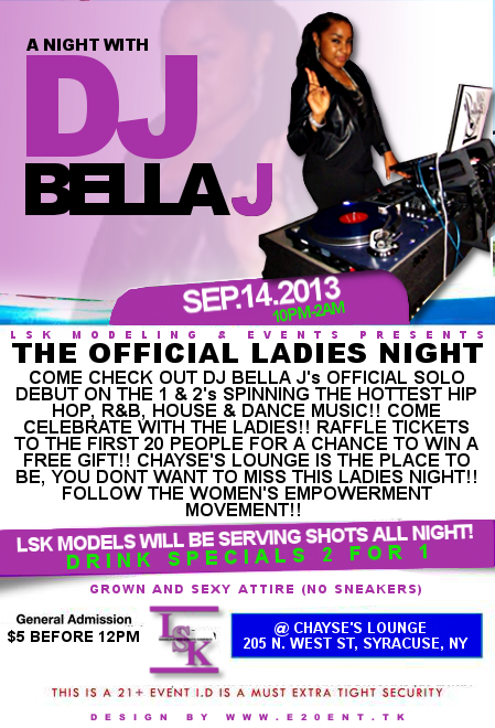 Dj Bella J Flyer - design