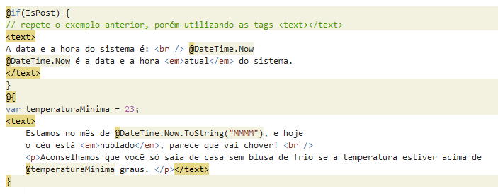 Tutorial Programação Web Aspnet Com Razor Syntax Parte 5 Capítulo 2 Sintaxe Básica