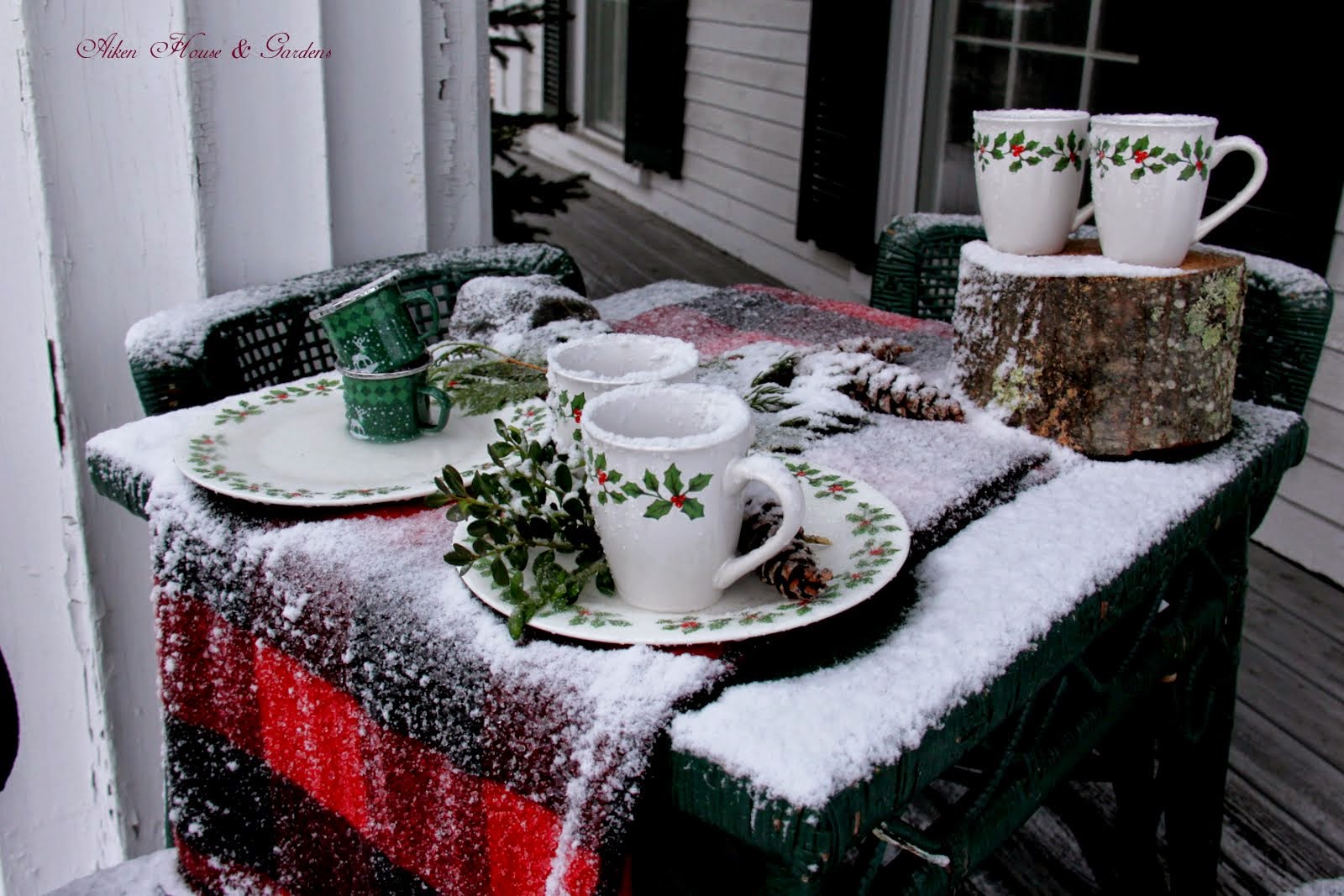 Aiken House & Gardens: Christmas Porch Tea
