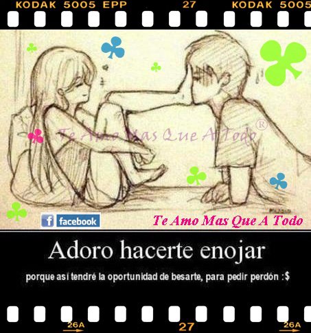 Imagen Adoro Hacerte Enojar | Descargar Imagenes