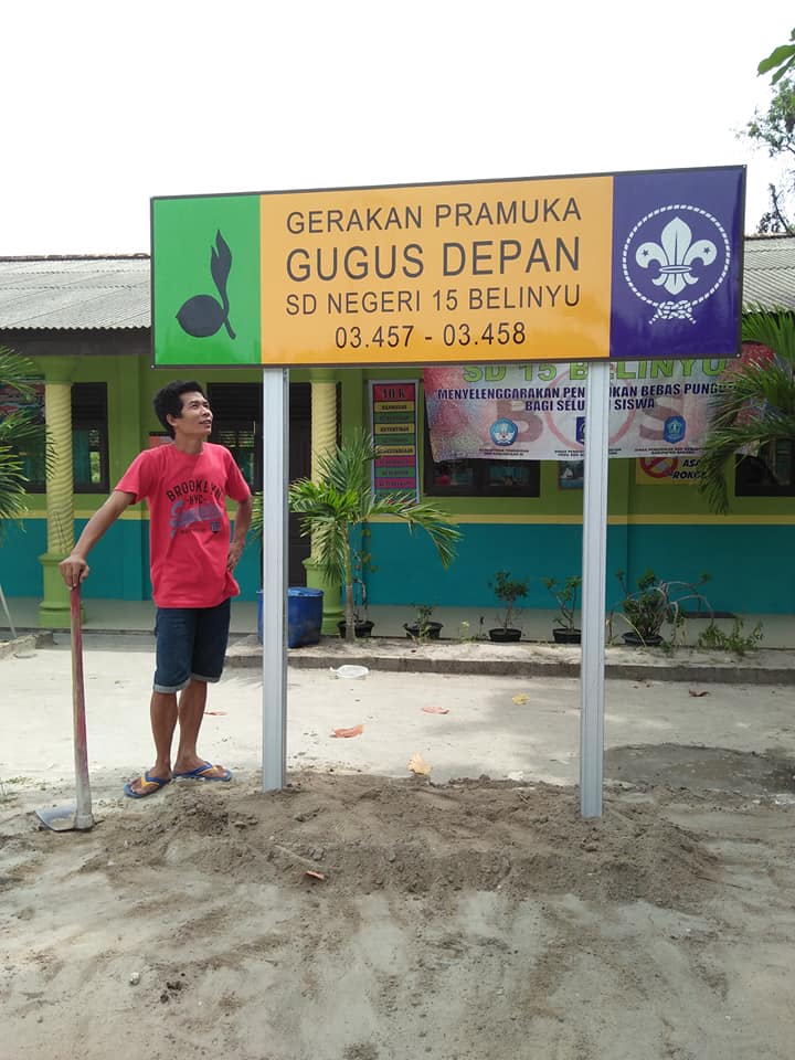 PLANG NAMA GUGUS DEPAN PRAMUKA - KIREINA MEDIA