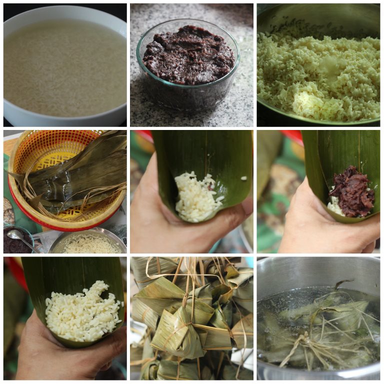 Nasi Lemak Lover: Red Bean Kee Chang (Alkaline water rice dumplings) 红豆沙鹼水粽